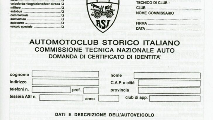 ASI auto d’epoca: come registrare un’auto storica? - MotorisuMotori.it