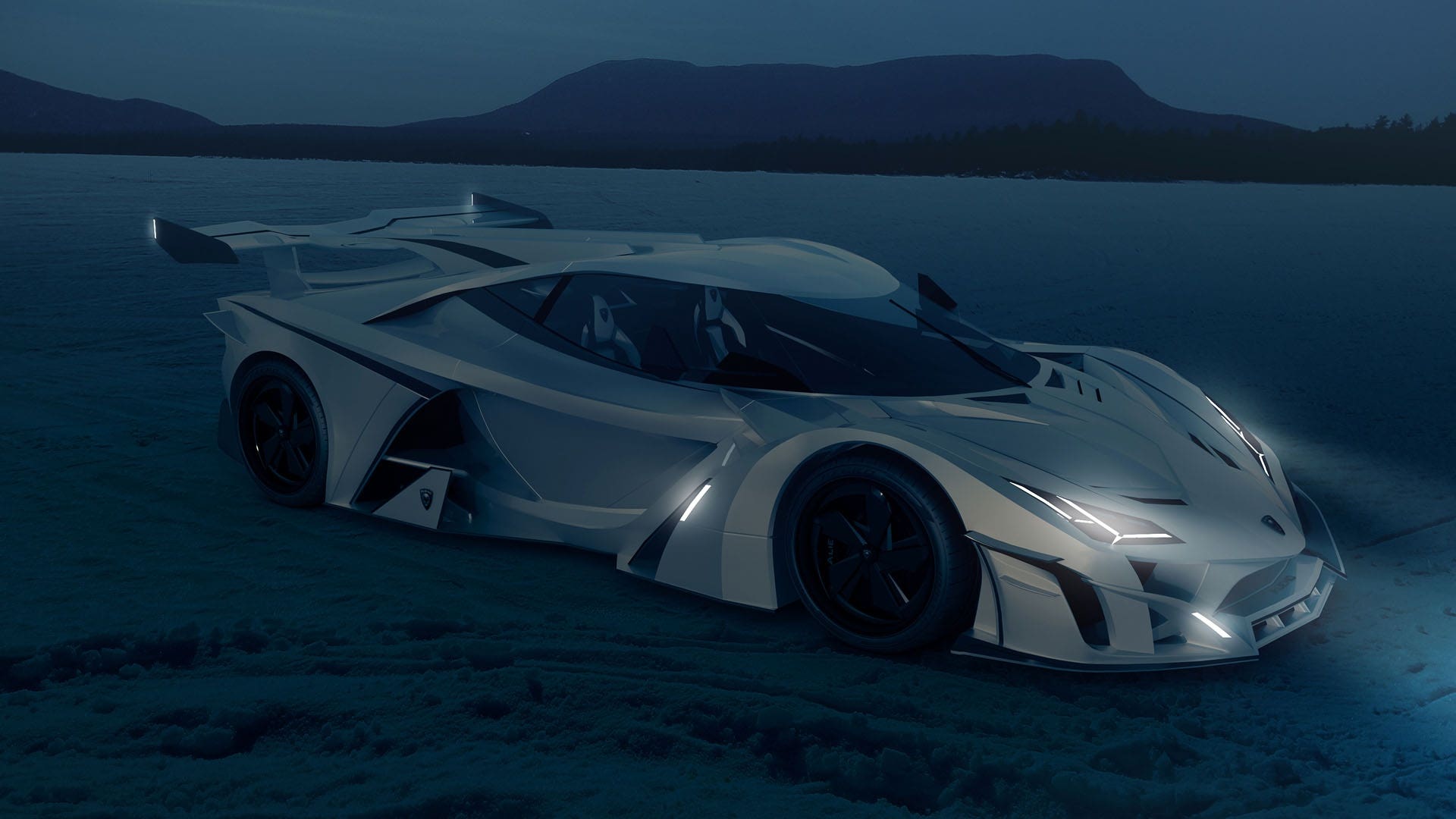 Alieno Unum: l’hypercar con 24 motori elettrici e design in stile ...