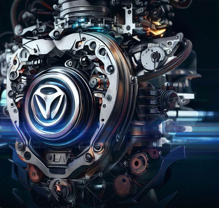 Come funziona il sistema ibrido di Mazda con tre motori elettrici? Il brevetto che potrebbe ...