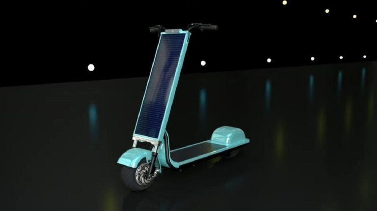 Solar Scooter S80 presentato il primo monopattino con pannelli solari ...