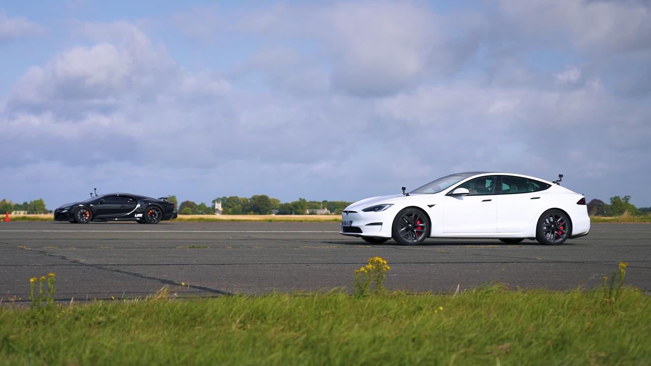 Bugatti Chiron Super Sport vs Tesla Model S Plaid: chi vince la drag ...