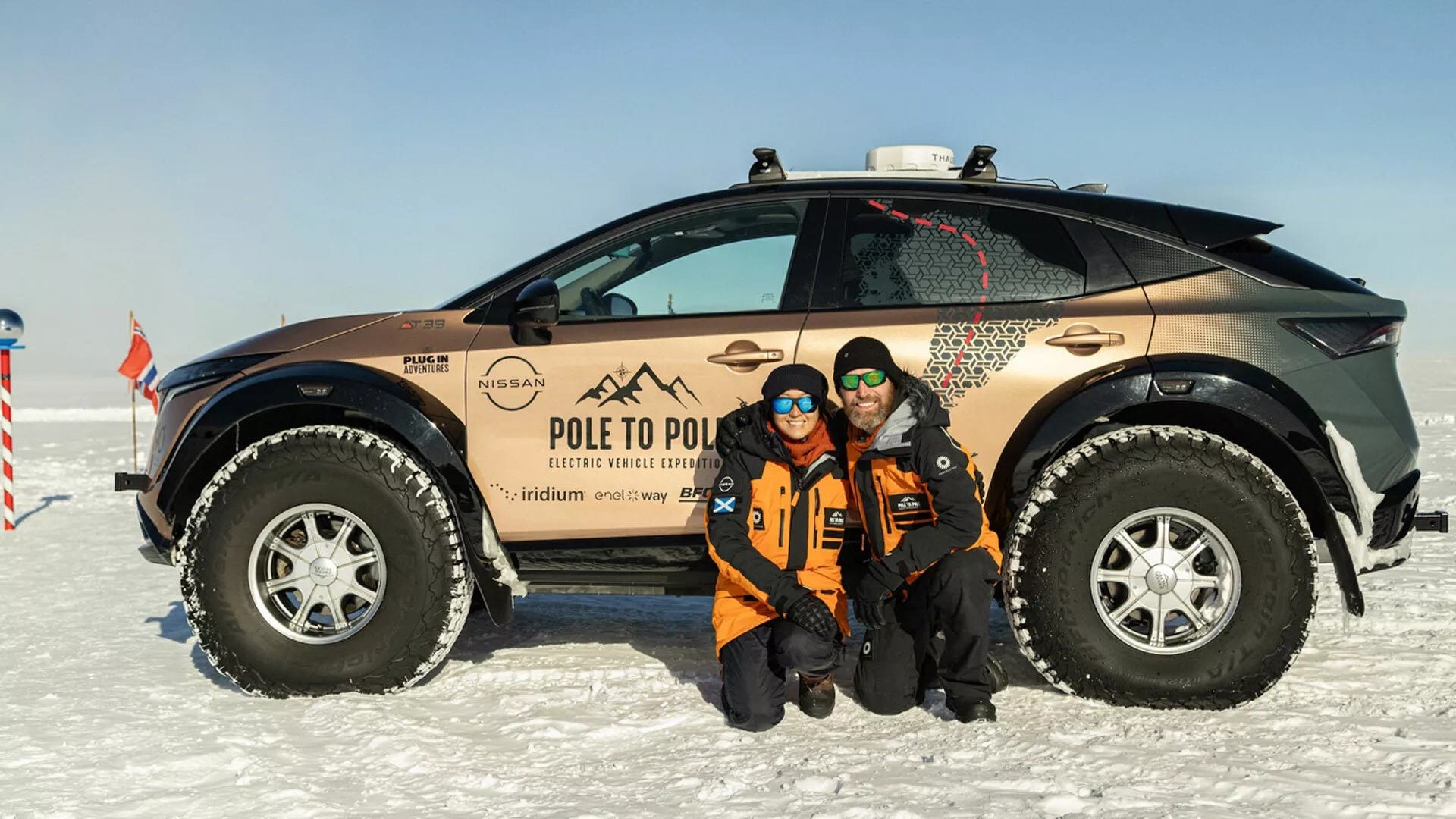 Nissan Ariya: primo veicolo elettrico a viaggiare dal Polo Nord al Polo ...