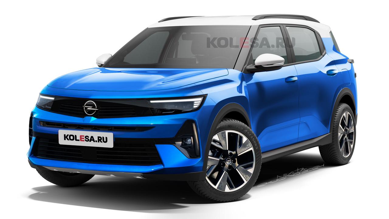 Opel Frontera 2025: due render mostrano in anteprima il suo design ...