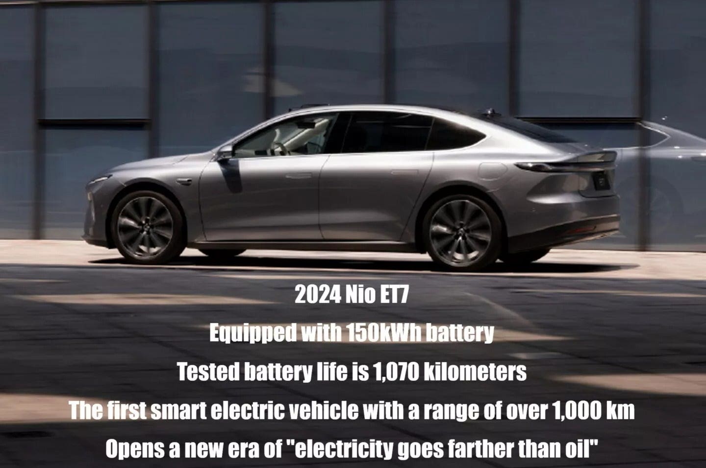 Nio ET7 ha percorso 1.070 km grazie alle sue batterie allo stato solido - MotorisuMotori.it