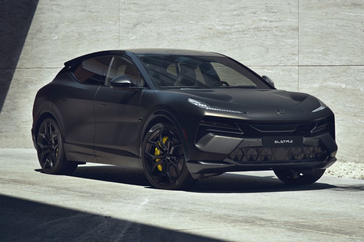 Lotus Eletre Carbon, l'allestimento top di gamma del SUV a Miami ...