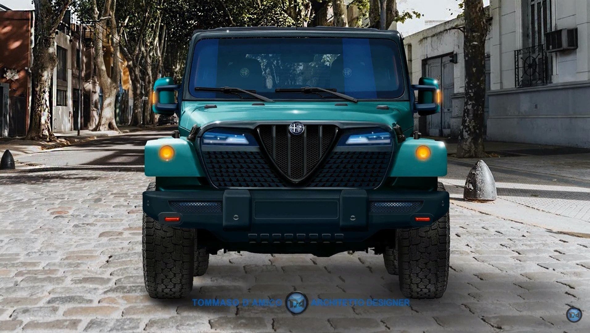 Alfa Romeo Matta: ecco come sarebbe il fuoristrada su base Wrangler ...