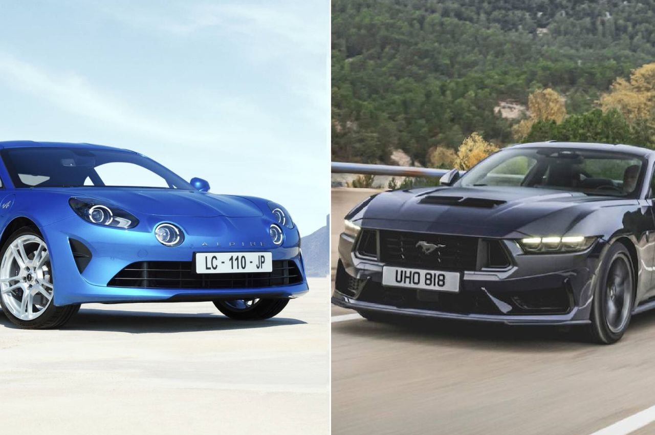 Ford Mustang e Alpine A110 a confronto, due ricette diverse per una ...